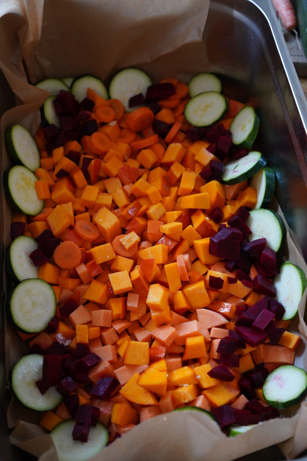 Warmer Herbst-Salat mit Kürbis, Roter Bete und Süsskartoffel - Der ...